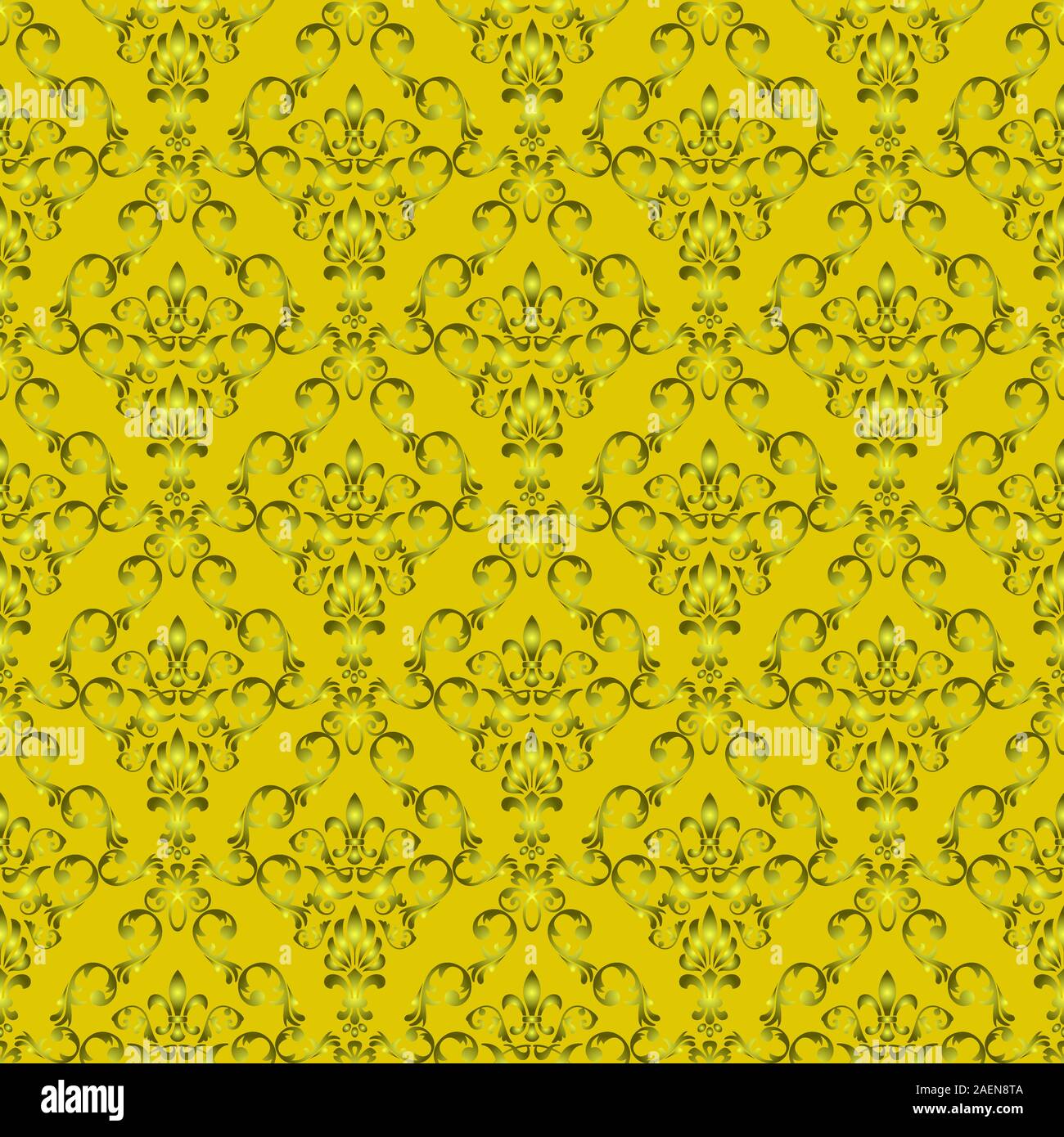 Seamless wallpaper pattern from abstract smooth forms, vector Stock ...