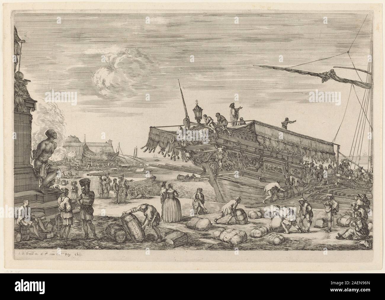 Loading ship 17th century hi-res stock photography and images - Alamy