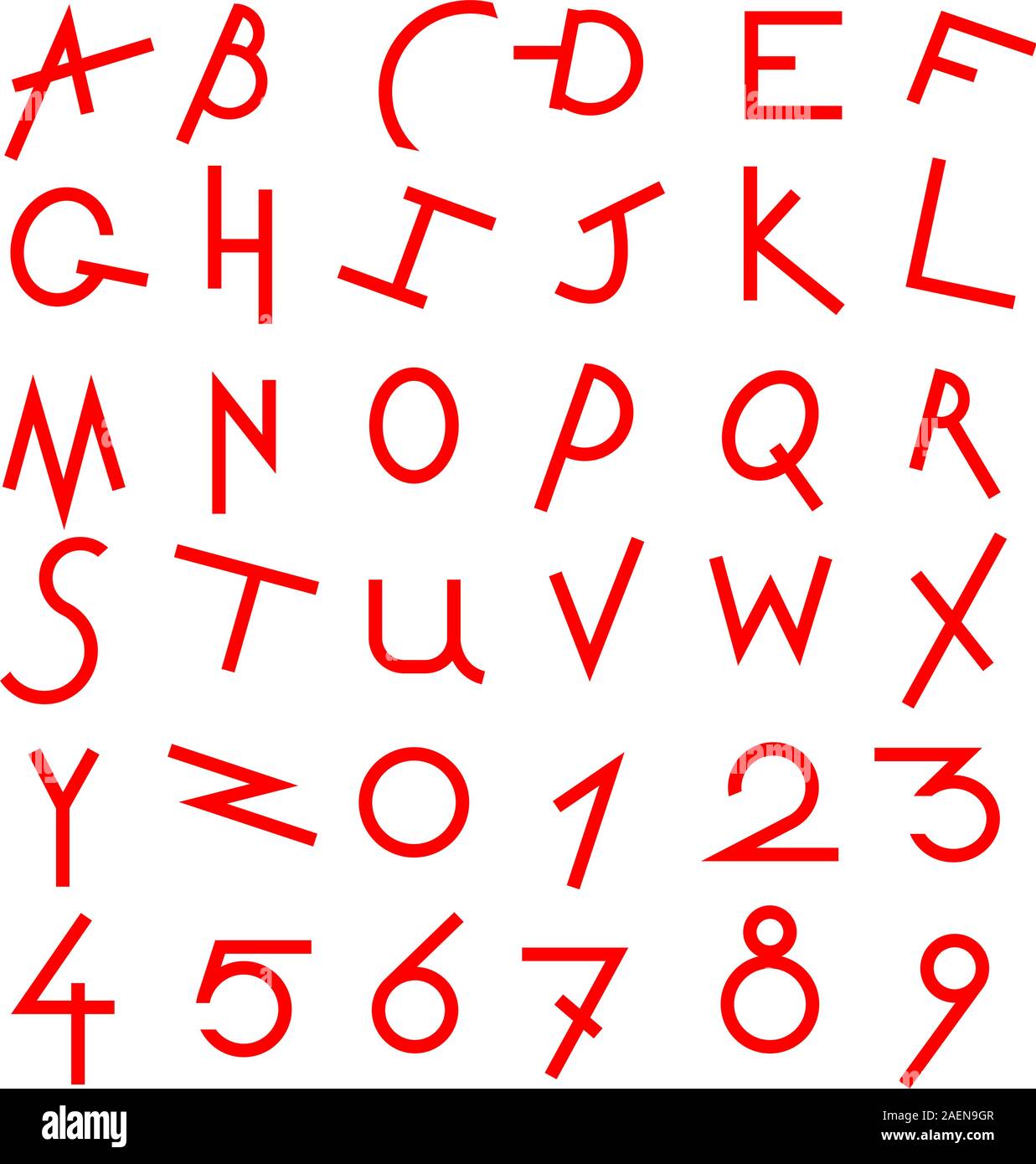 Decorative alphabet vector set Stock Vector Image & Art - Alamy