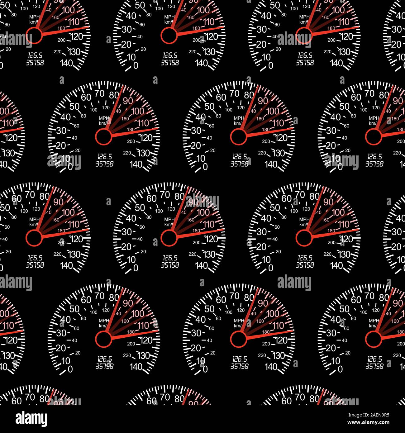 seamless wallpaper with speedometer car Stock Vector Image & Art - Alamy