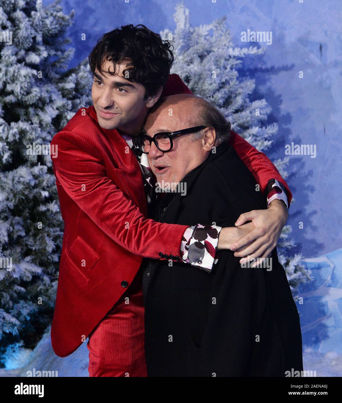 Los Angeles, USA. 9th Dec 2019. Cast members Alex Wolff (L) and Danny ...