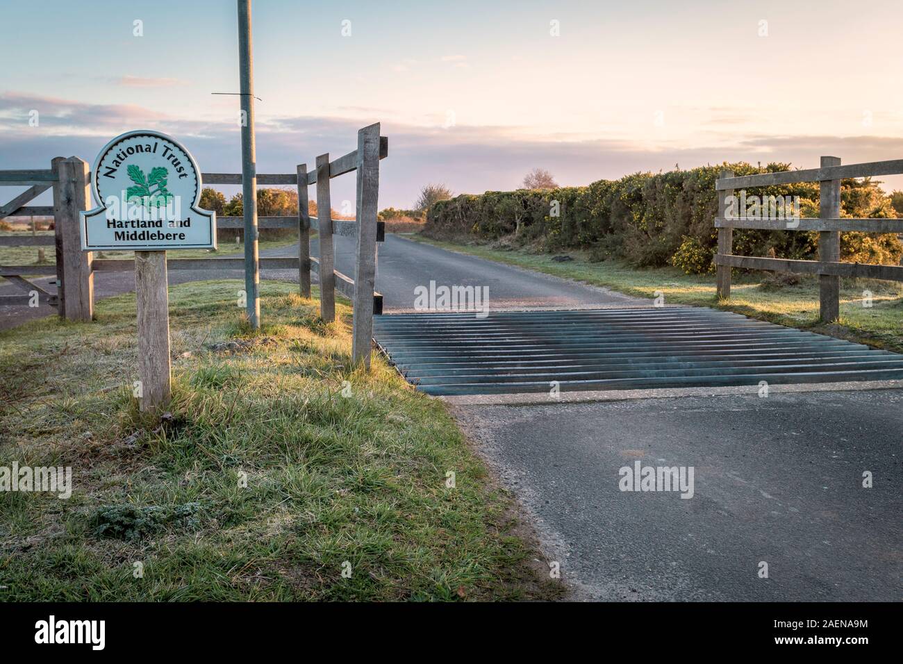 Hartland and Middlebere across to wild national trust, Dorset, UK Stock ...