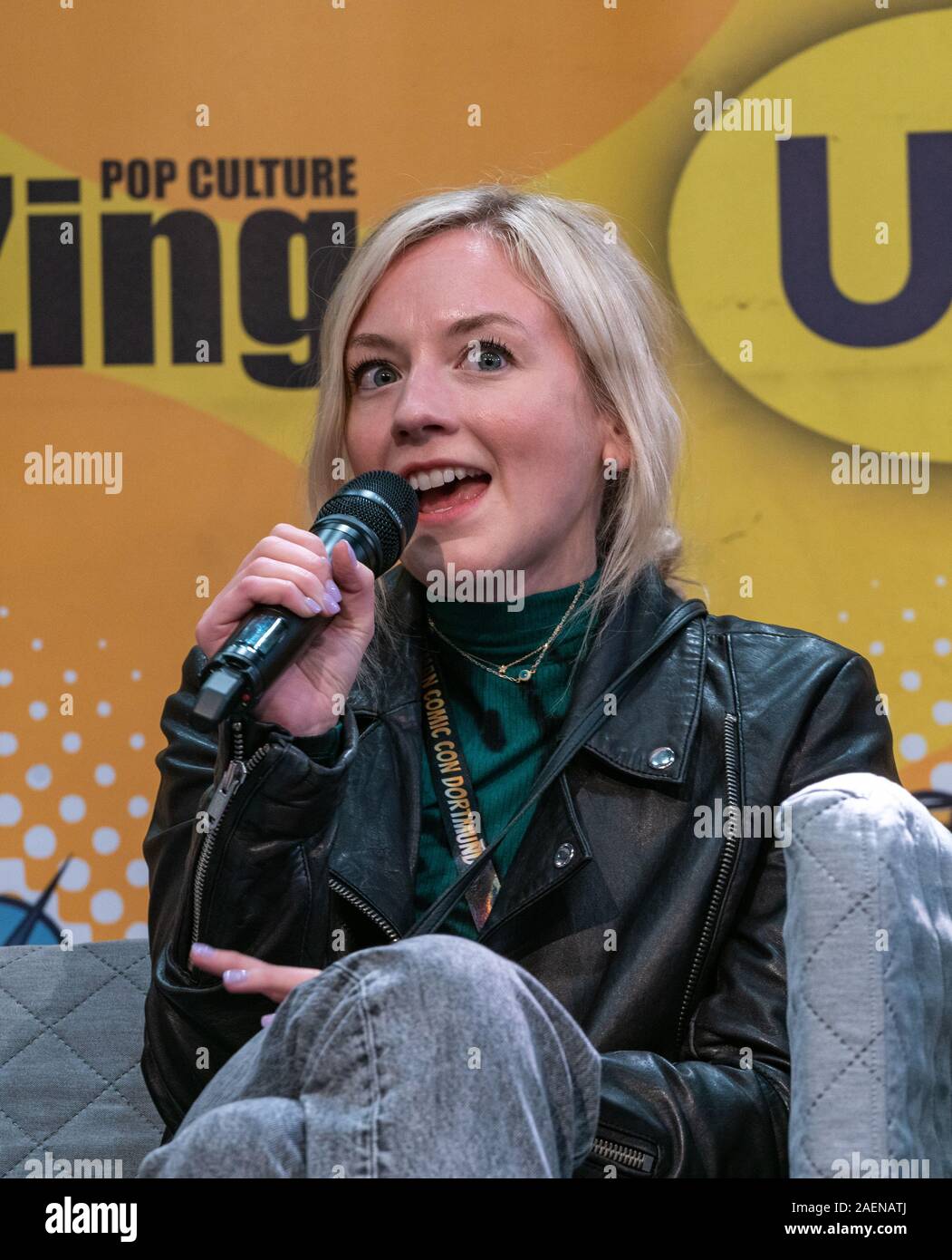 DORTMUND, GERMANY - December 7th 2019: Emily Kinney (*1985, actress ...