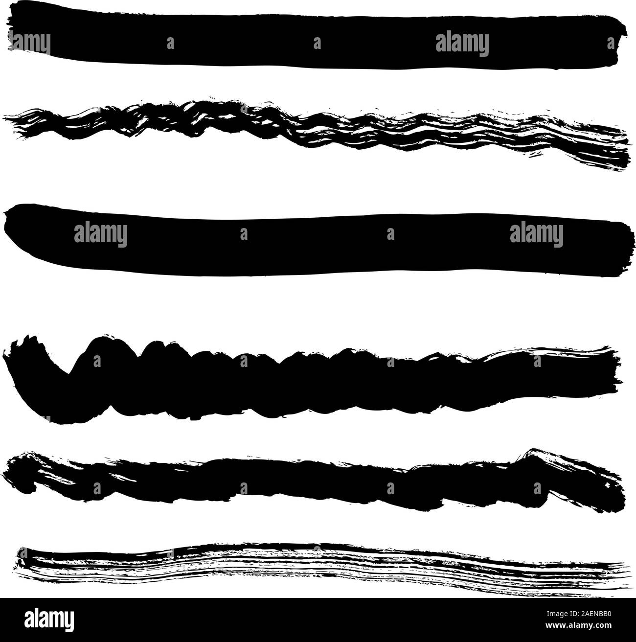 Brush blot vector on white background. Vector illustration Stock Vector ...