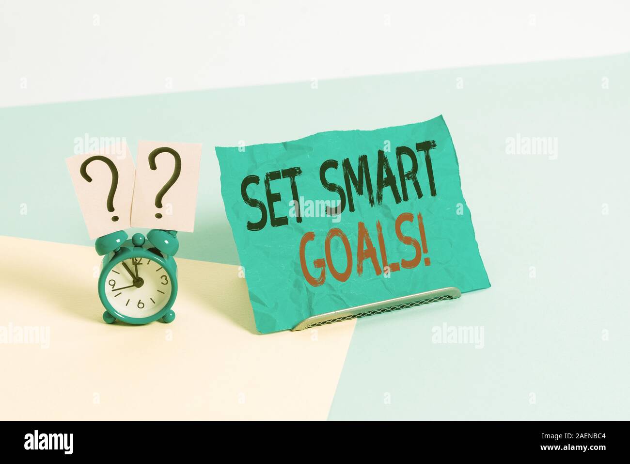 Conceptual hand writing showing Set Smart Goals. Concept meaning list ...