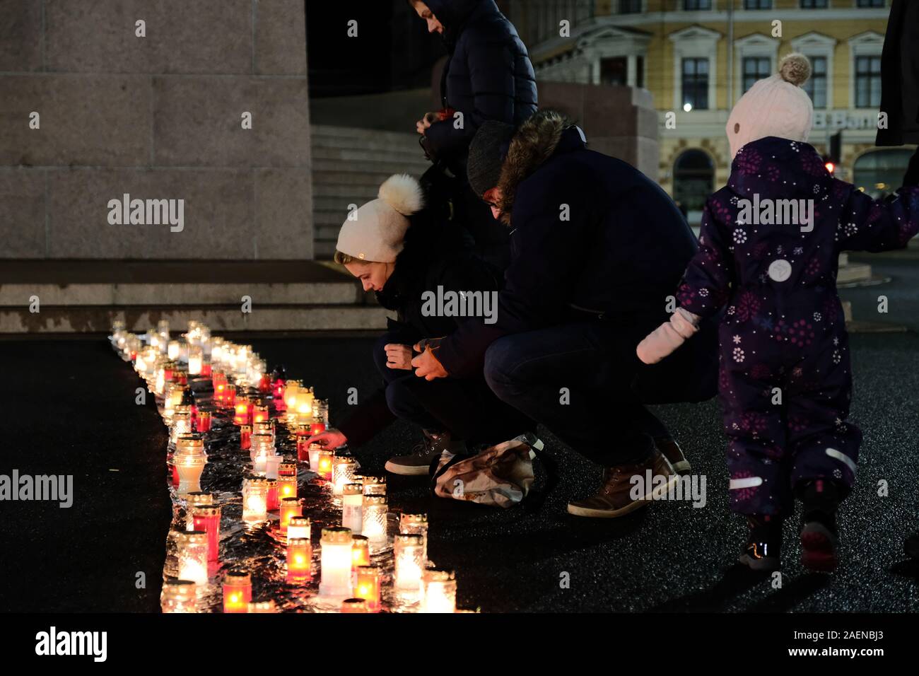 Riga / Latvia - 30 November 2019 :The 78th anniversary of the ...