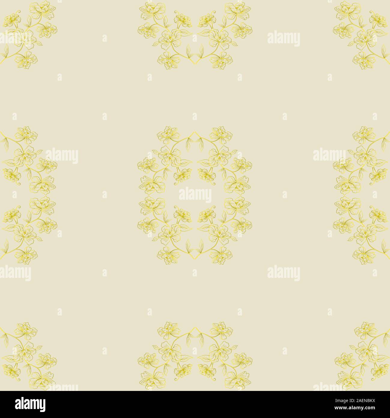 Seamless floral background. Repeat many times. Vector illustration ...