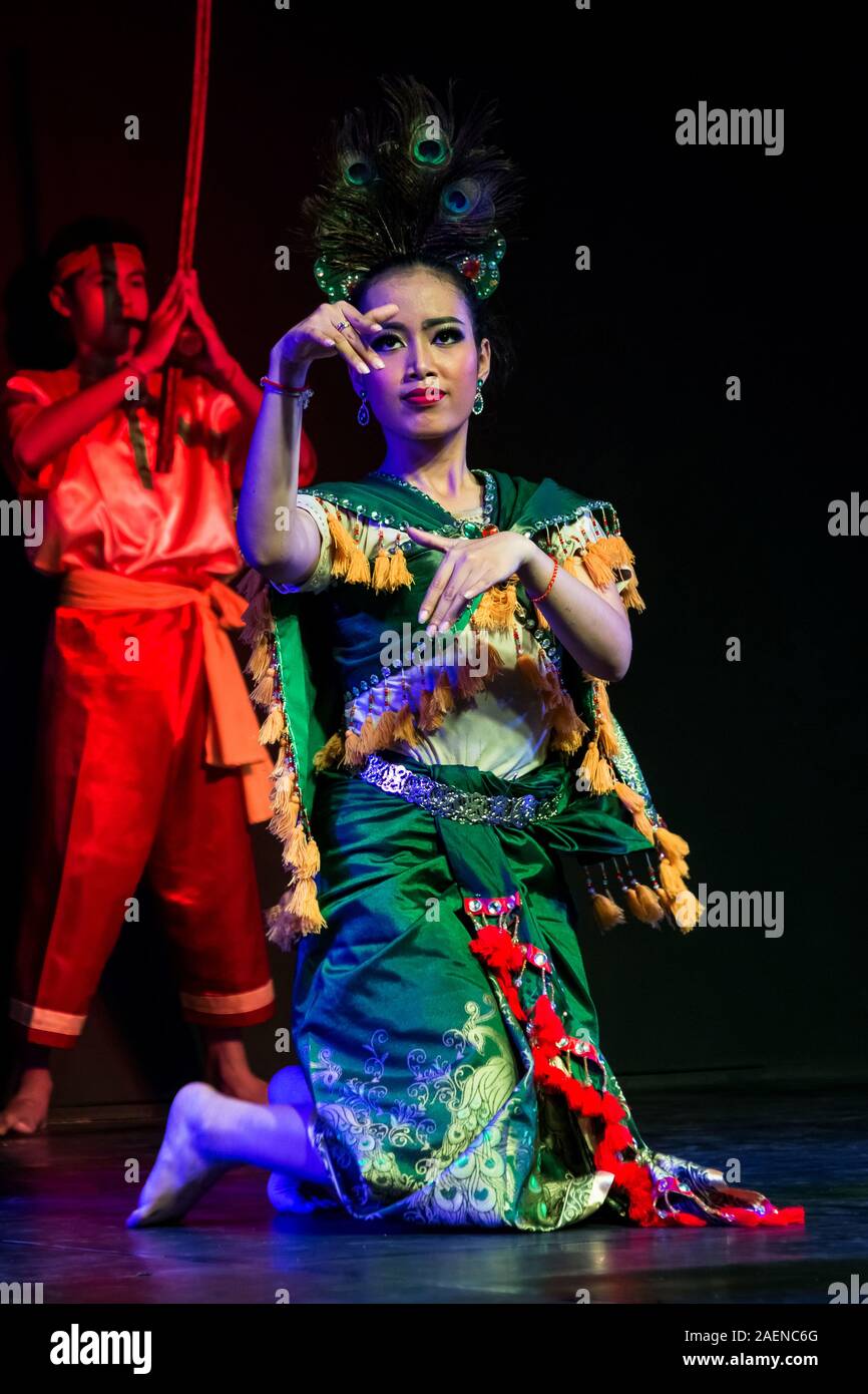 Cambodian Living Arts performance in Phnom Penh, February 2017 Stock ...