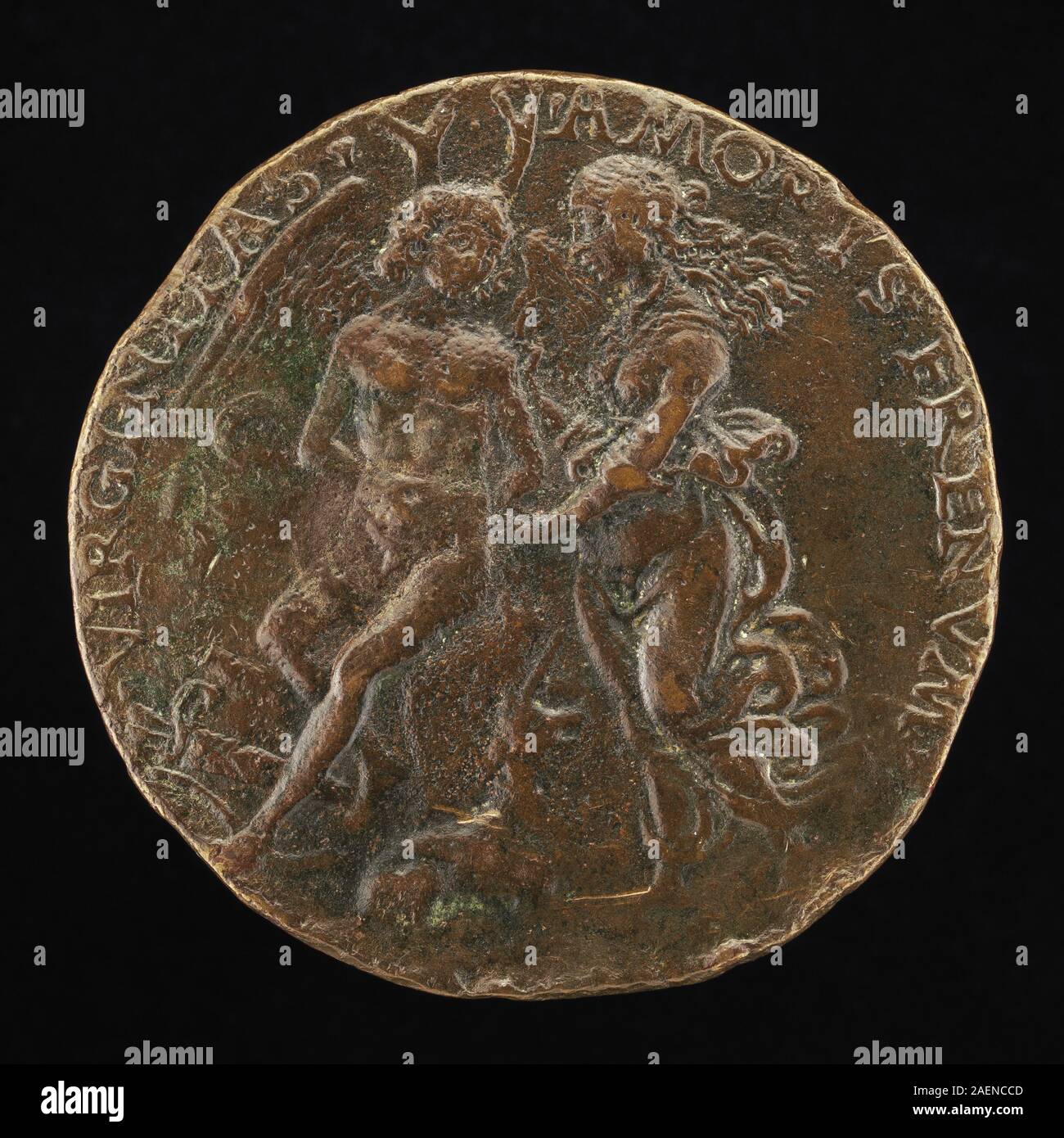 Style of Niccolò Fiorentino, Virginity Tying Love to a Tree (reverse ...