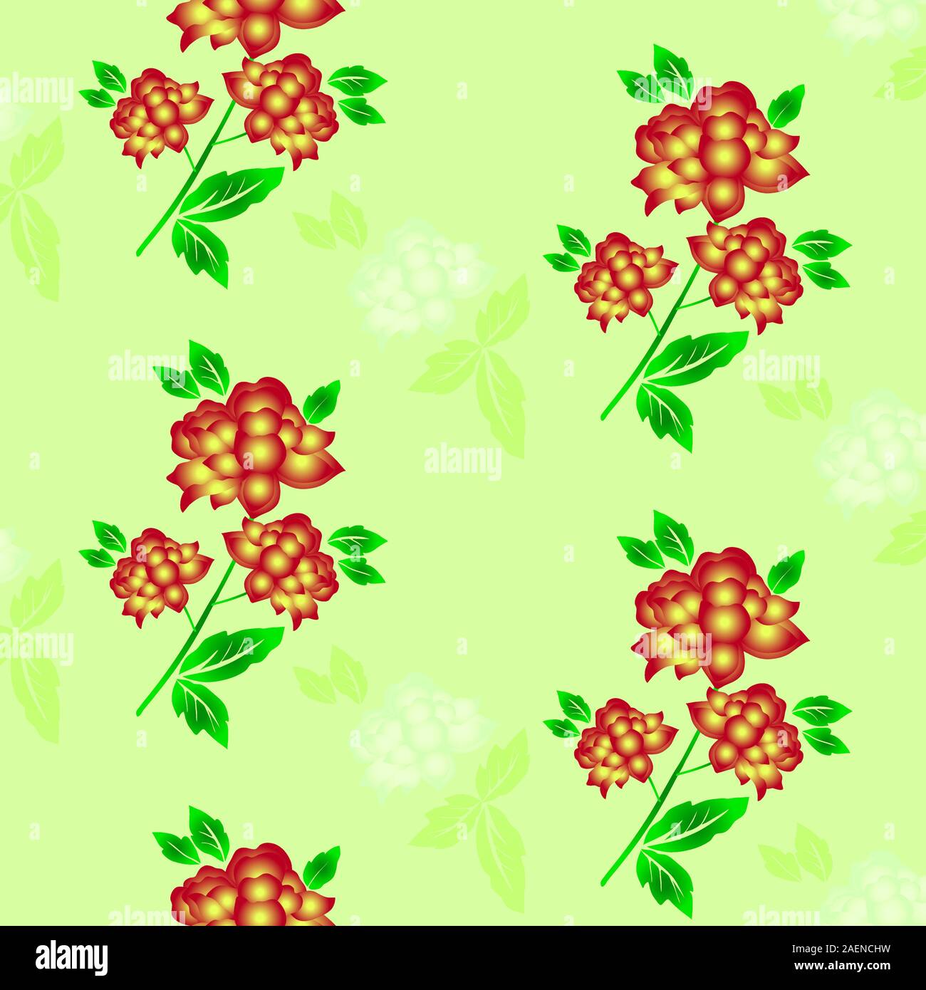 Seamless floral background. Repeat many times. Vector illustration ...