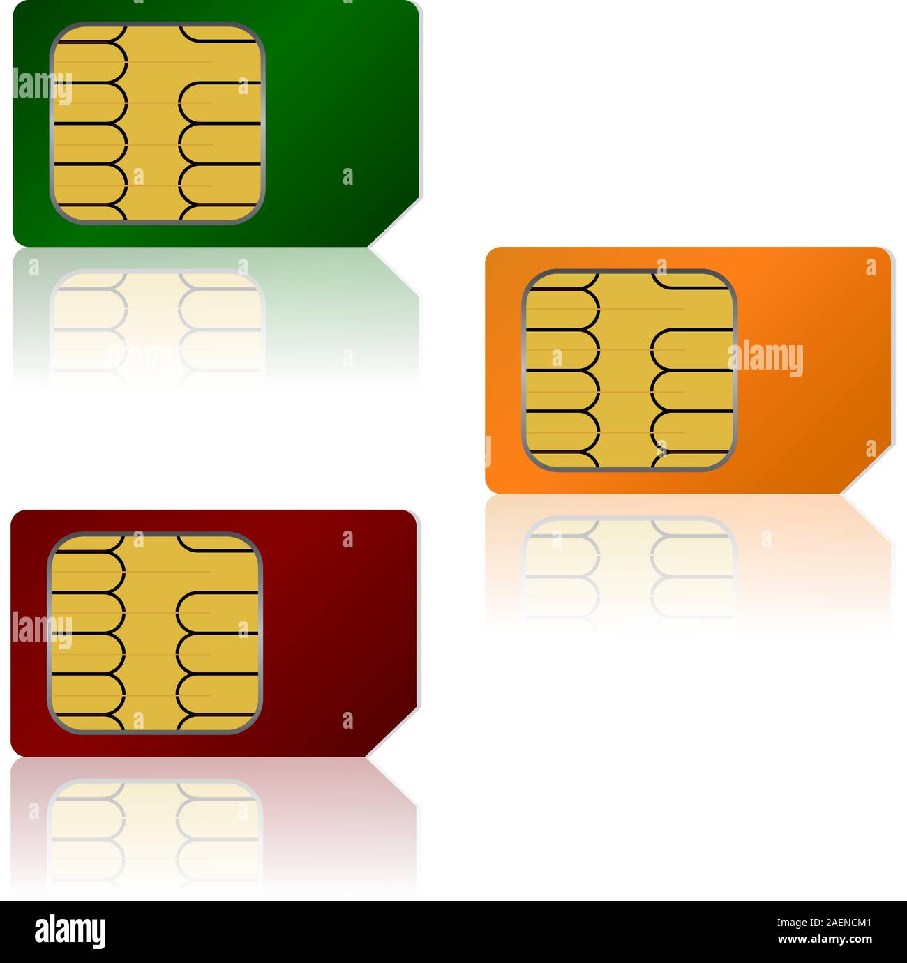 Set vector SIM cards Stock Vector Image & Art - Alamy