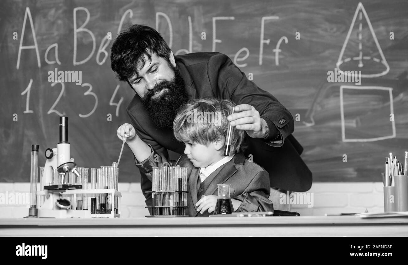 Biotech science Concept. Future dna technology. Back to school. Biology ...