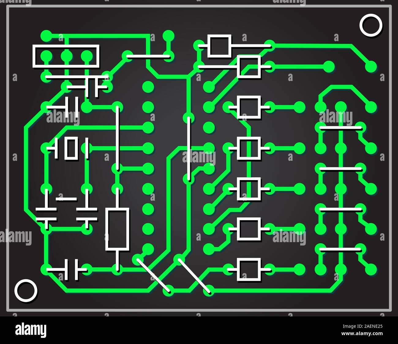 vector abstract circuit board Stock Vector Image & Art - Alamy