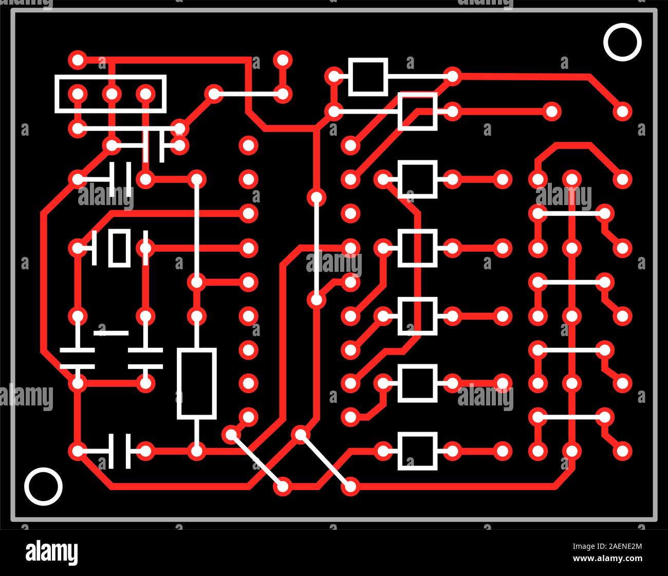 vector abstract circuit board Stock Vector Image & Art - Alamy
