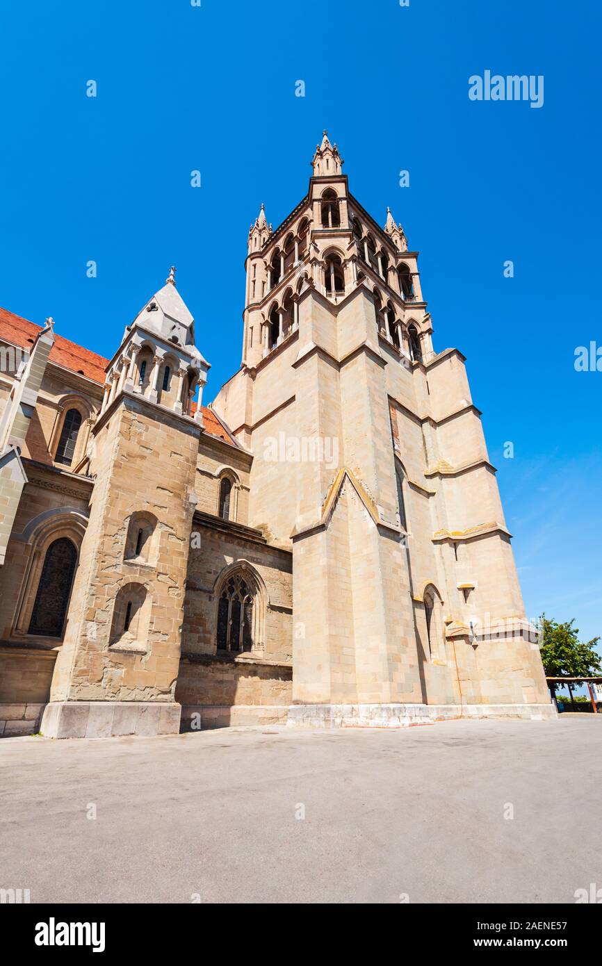Gothic cathedral of notre dame of lausanne hi-res stock photography and ...