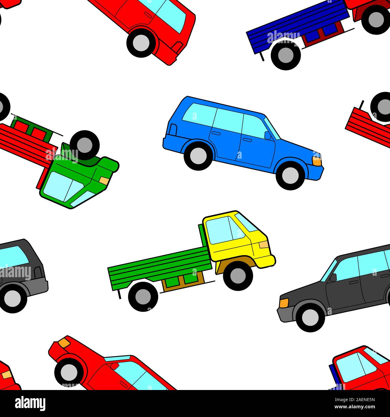 Car seamless wallpaper, vector illustration Stock Vector Image & Art ...