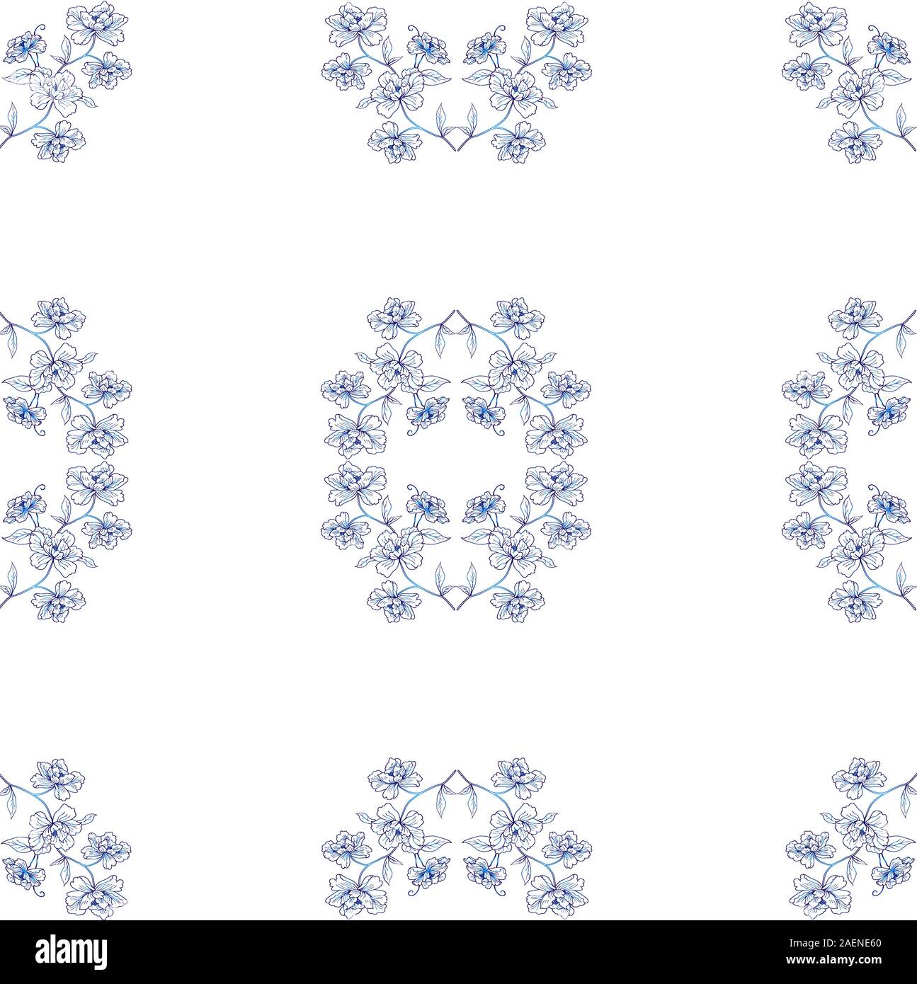 Seamless floral background. Repeat many times. Vector illustration ...