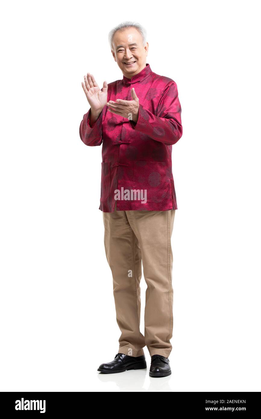 Man standing looking camera clapping hi-res stock photography and ...