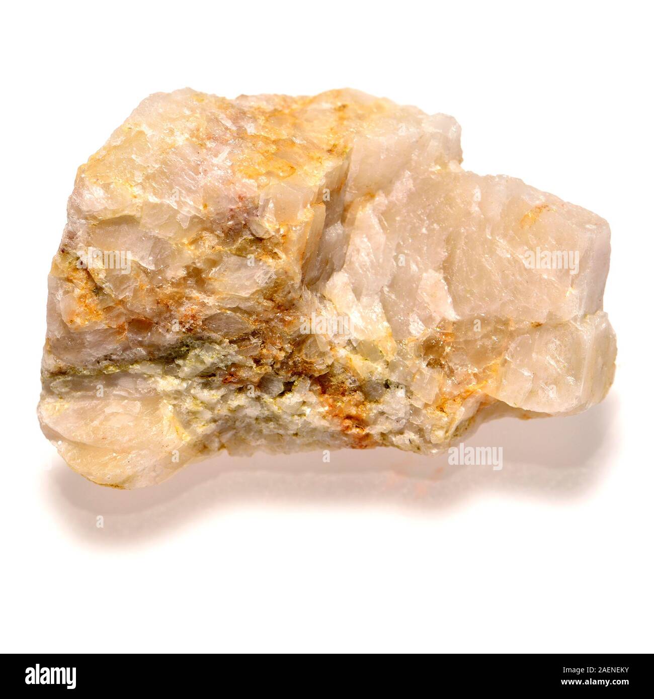 Orthoclase (Madagascar) Potassium-bearing feldspar Stock Photo - Alamy