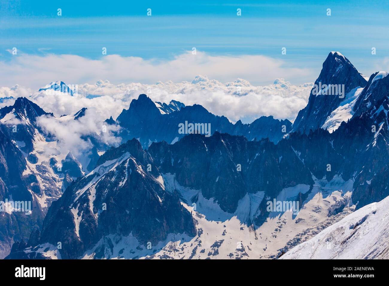 Mont Blanc or Monte Bianco meaning White Mountain is the highest ...