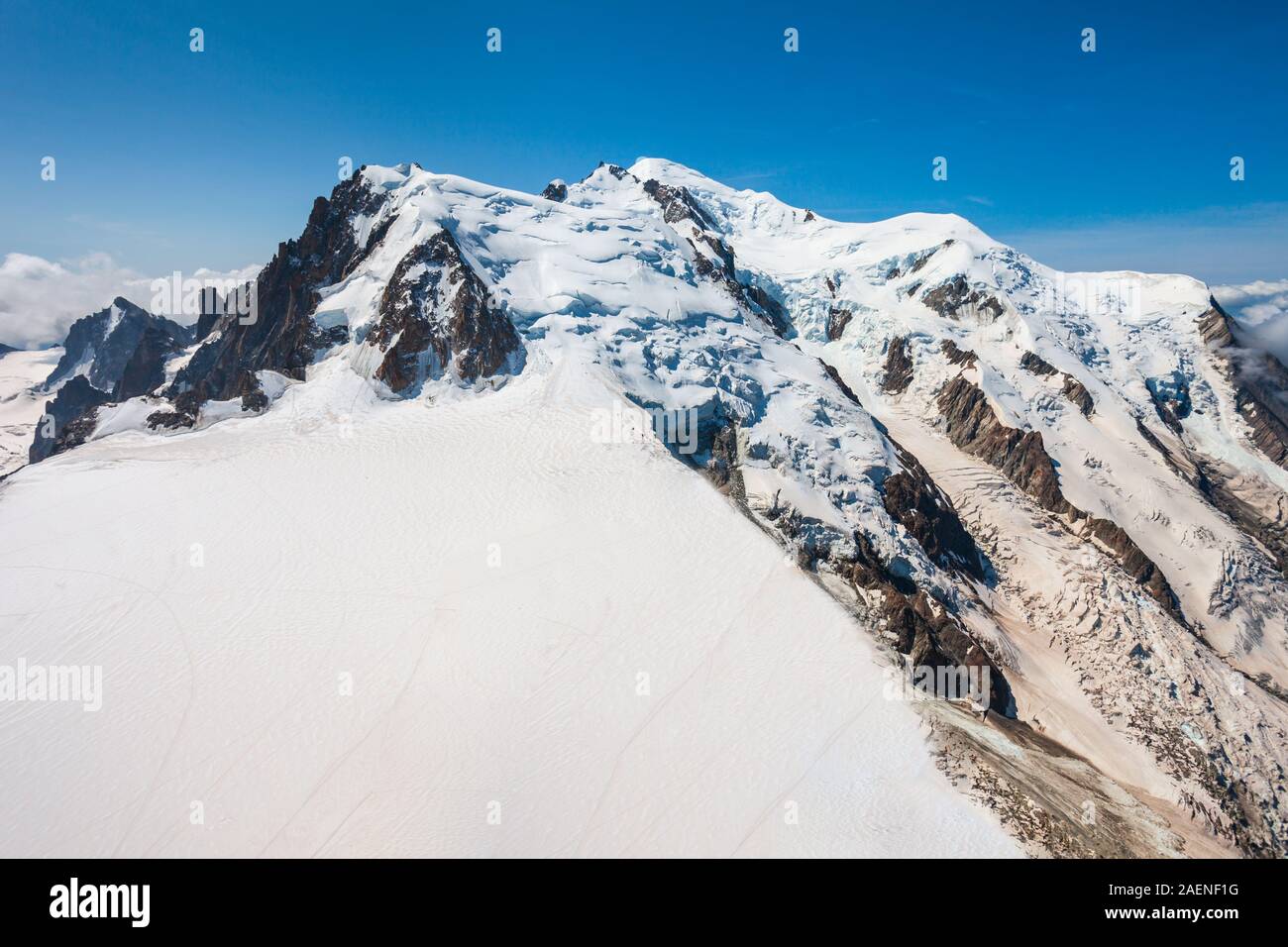 Mont Blanc or Monte Bianco meaning White Mountain is the highest ...