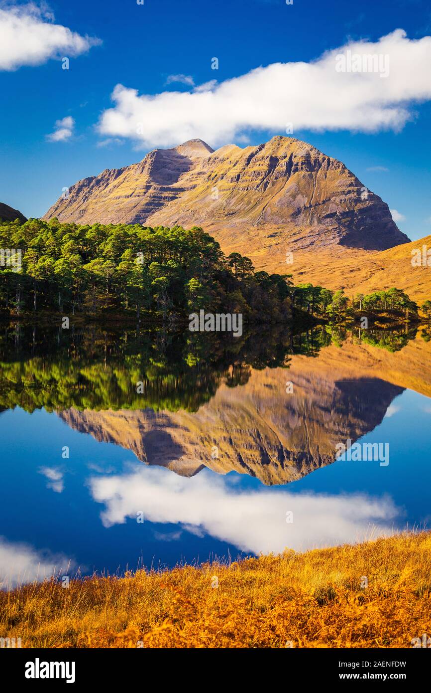 The Liathach mountain in the Torridon Hills, Scottish Highlands Stock ...