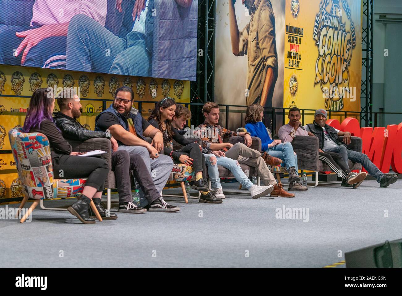 DORTMUND, GERMANY - December 8th 2019: Ross Marquand, Cooper Andrews ...