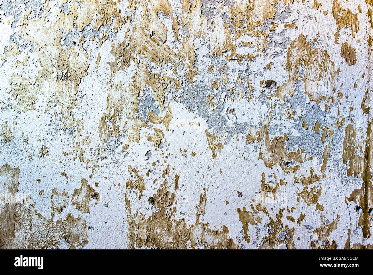 White texture of wall, background with old paint peel Stock Photo - Alamy