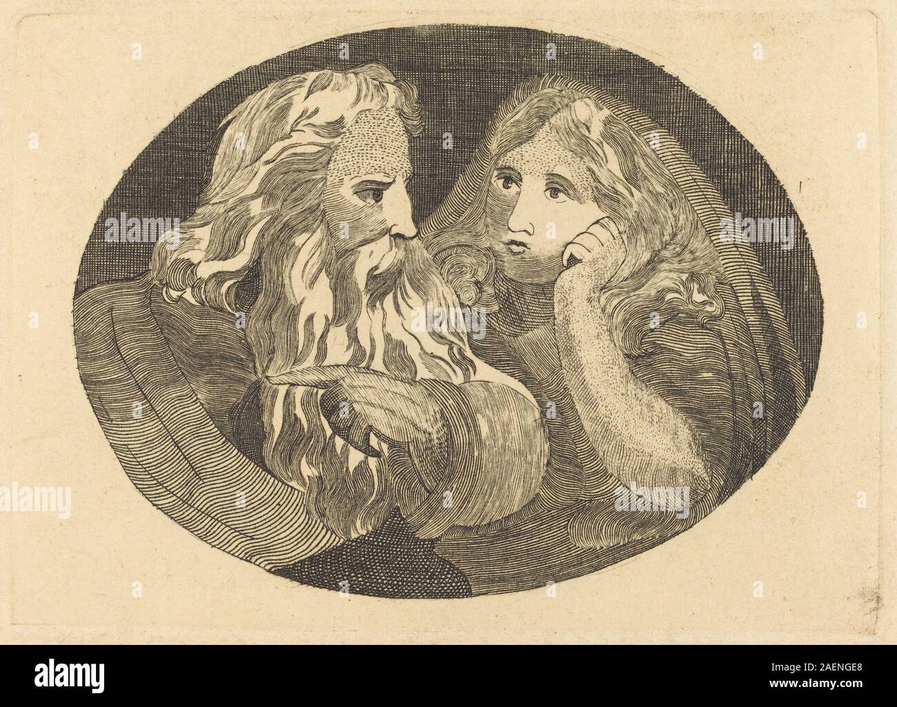 Thomas Butts, Jr after William Blake, Lear and Cordelia, probably c ...