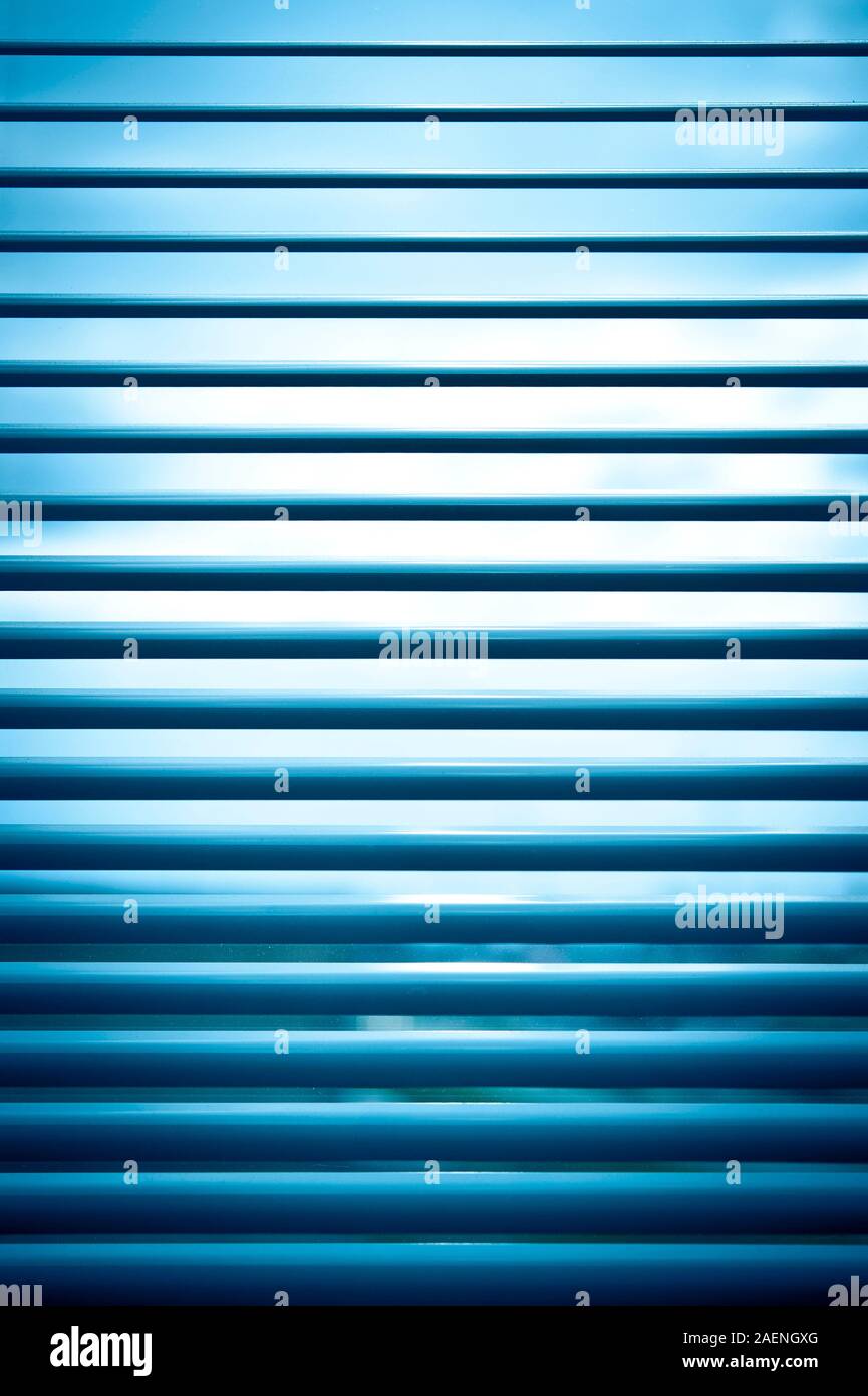 Blue window blinds hi-res stock photography and images - Alamy