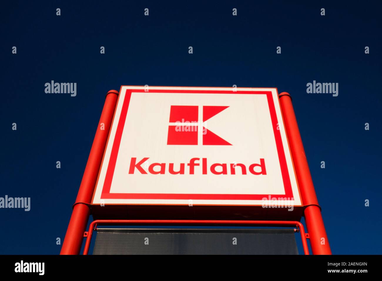 German hypermarket Kaufland logo Stock Photo - Alamy