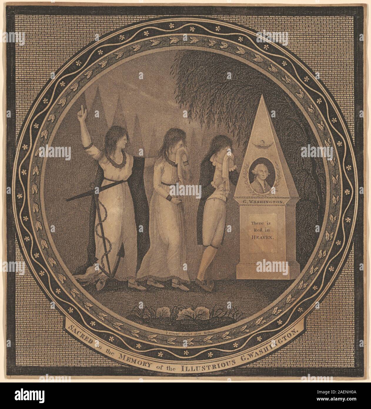 Thomas Clarke, Sacred to the Memory of the Illustrious George ...