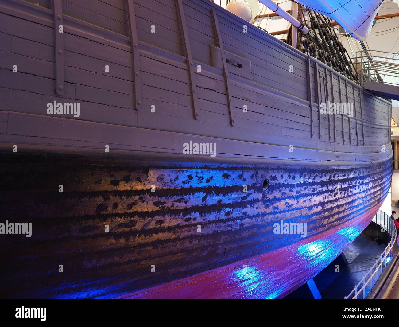 Vintage wooden sailing ship inside hi-res stock photography and images ...