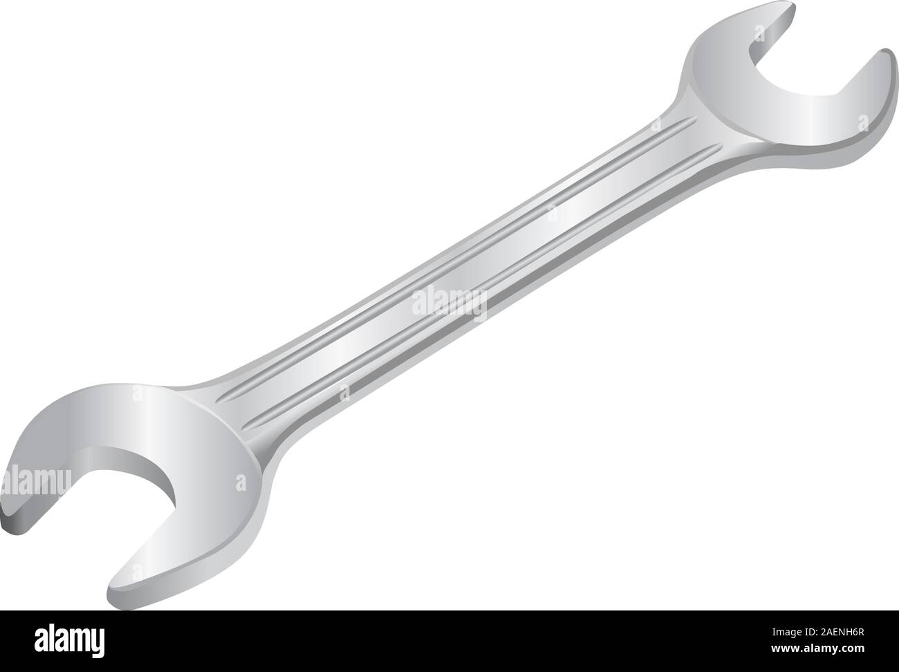 Vector hand wrench tool Stock Vector Image & Art - Alamy