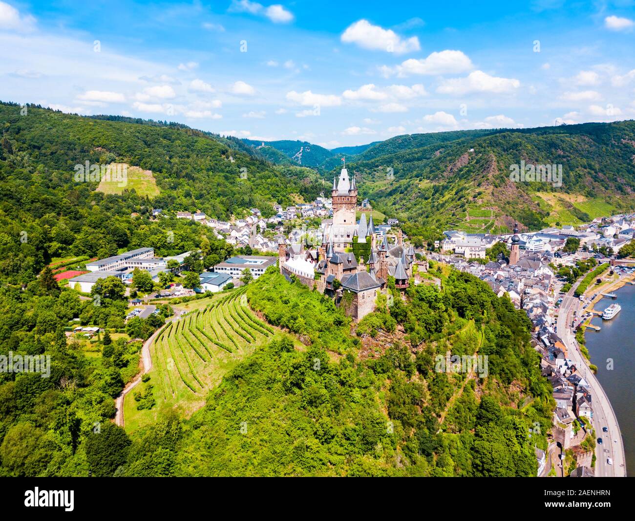 Cochem castle in mosel valley hi-res stock photography and images - Alamy