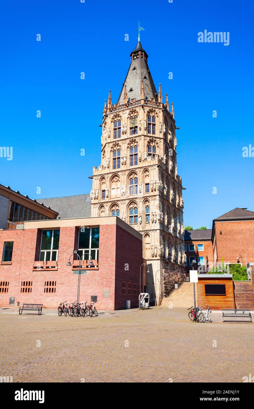 Cologne City Hall or Kolner Rathaus is the oldest city hall in Germany ...