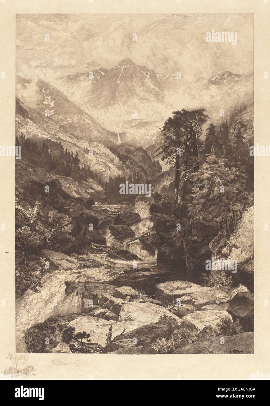 Thomas Moran, Mountain of the Holy Cross, Colorado, 1888, Mountain of ...