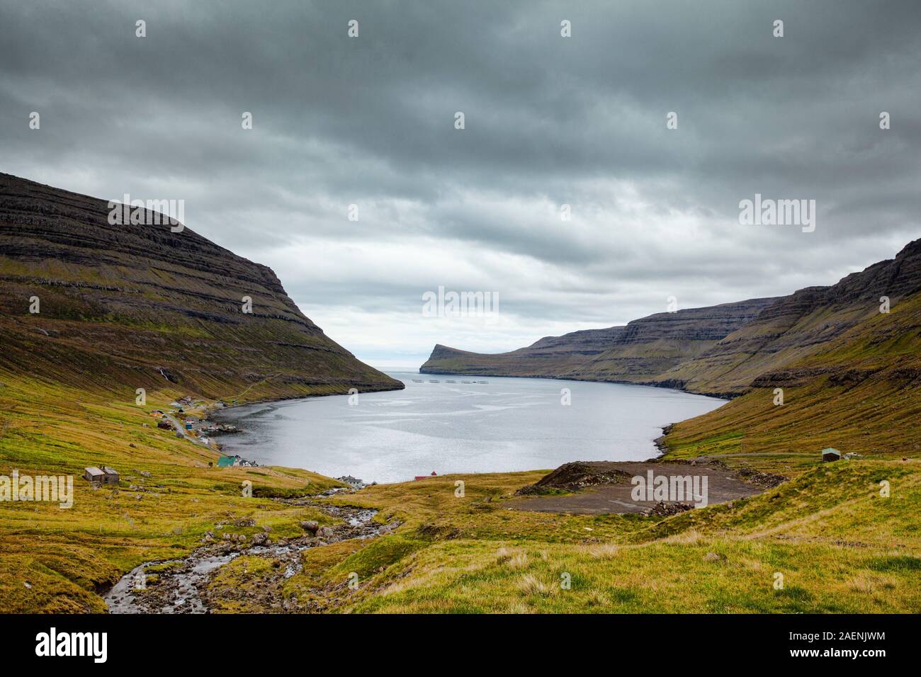 Landscape faroe islands showing hi-res stock photography and images - Alamy