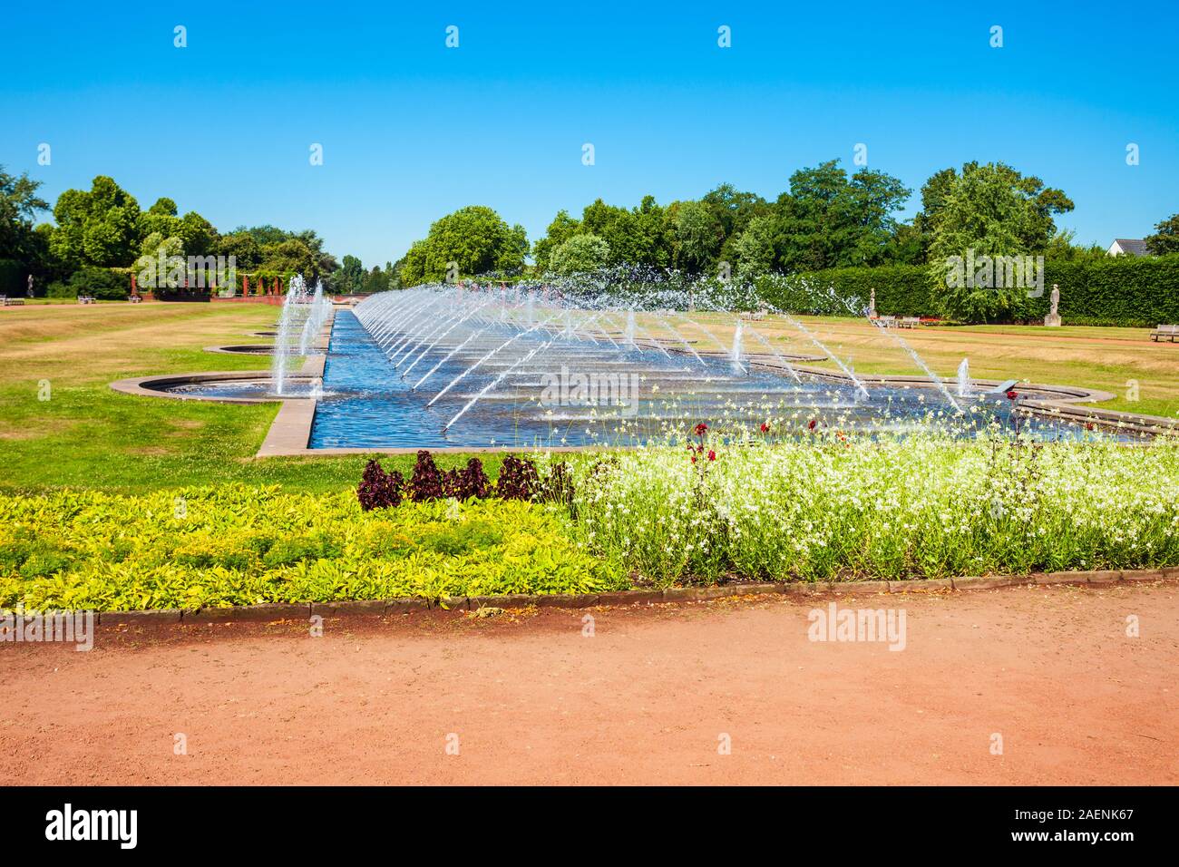 Nordpark is a public green area in the Stockum district in Dusseldorf ...