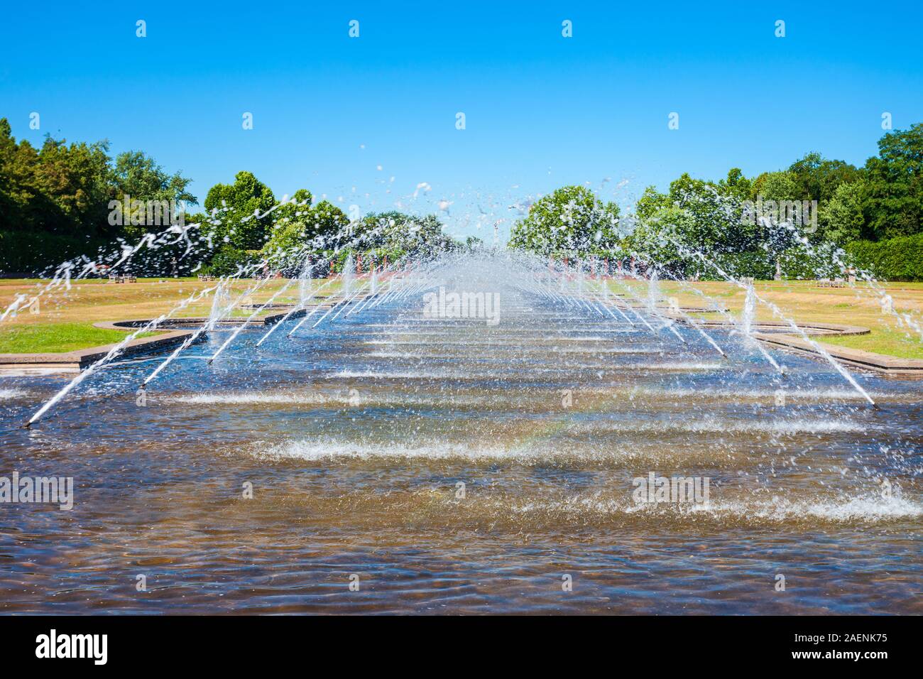 Nordpark is a public green area in the Stockum district in Dusseldorf ...