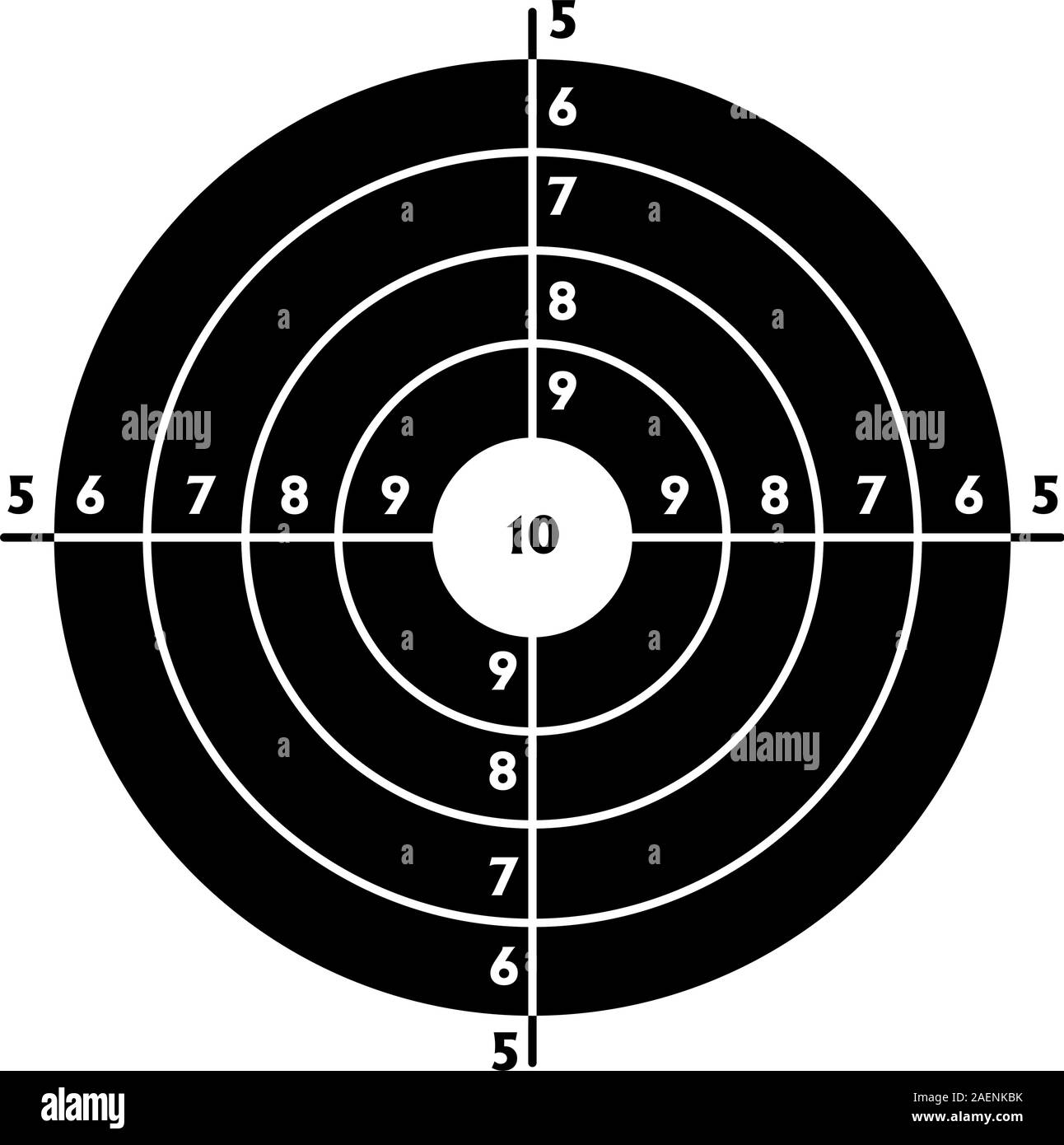 Scoring a target Stock Vector Images - Alamy