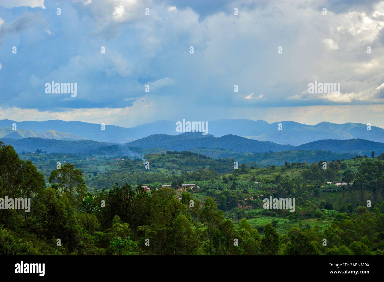 Storm Approaching Kanungu in Western Uganda Stock Photo - Alamy