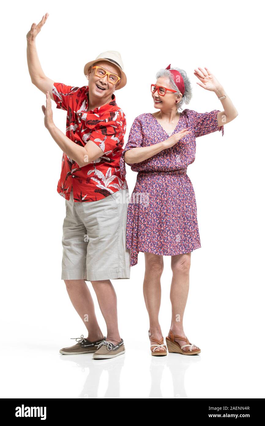 Happy senior couple having fun Stock Photo - Alamy