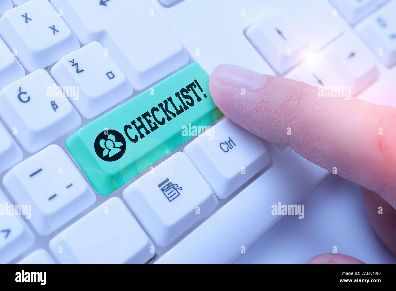 Writing Note Showing Checklist Business Concept For List Items Required Things Be Done Or