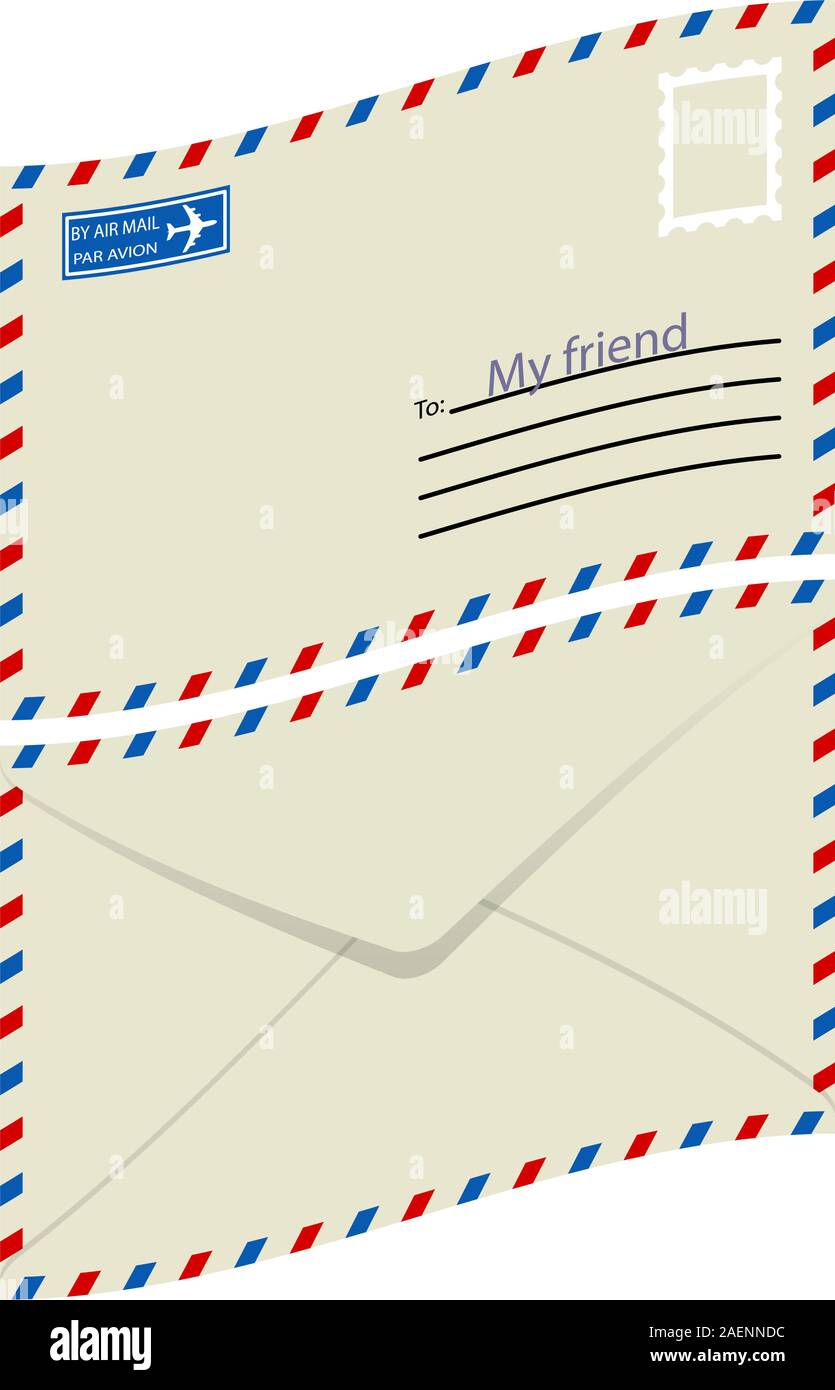 Back of envelope writing Cut Out Stock Images & Pictures - Alamy