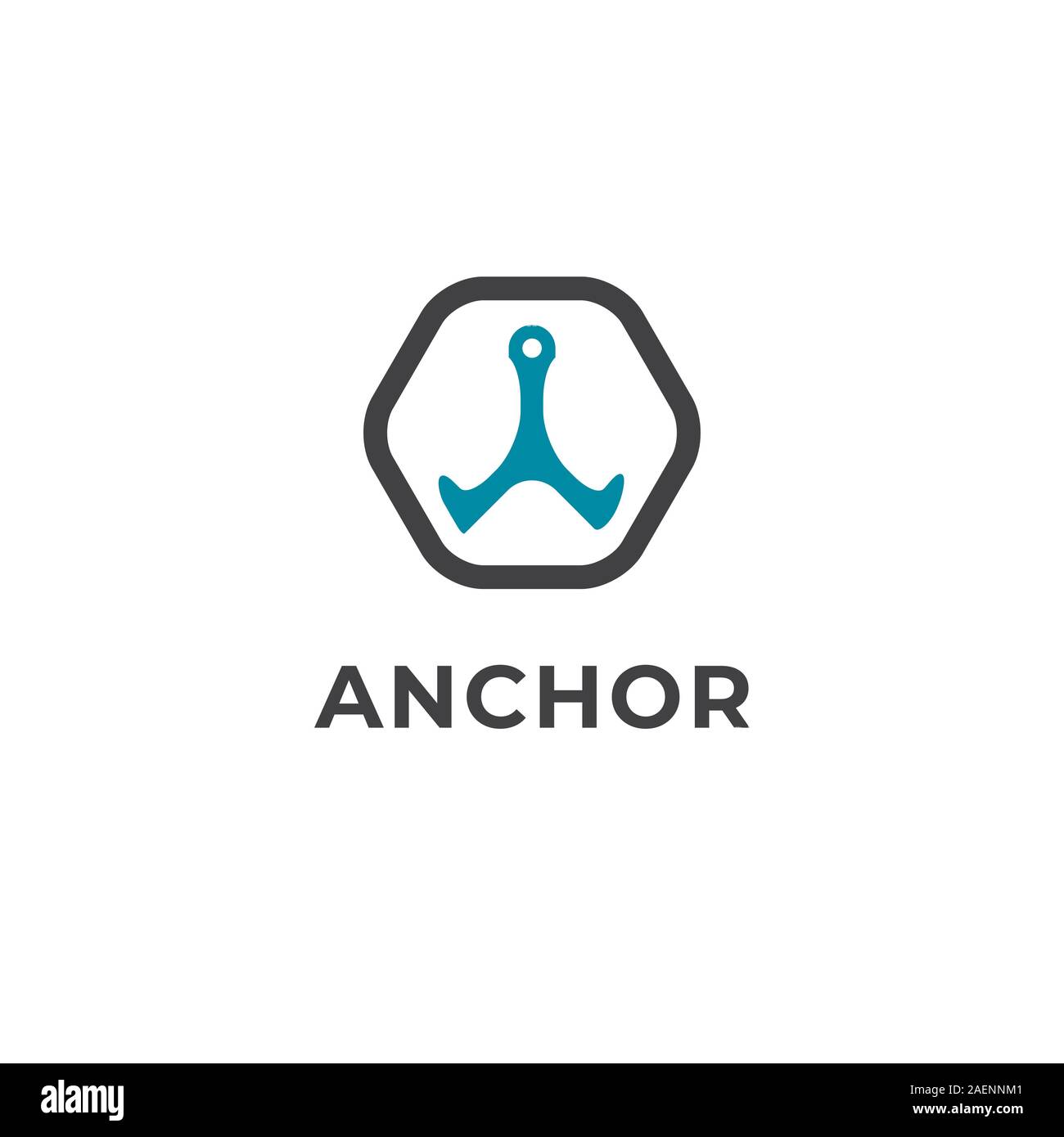 Anchor vector logo. Anchor vector icon. Anchor emblem. Anchor badge ...