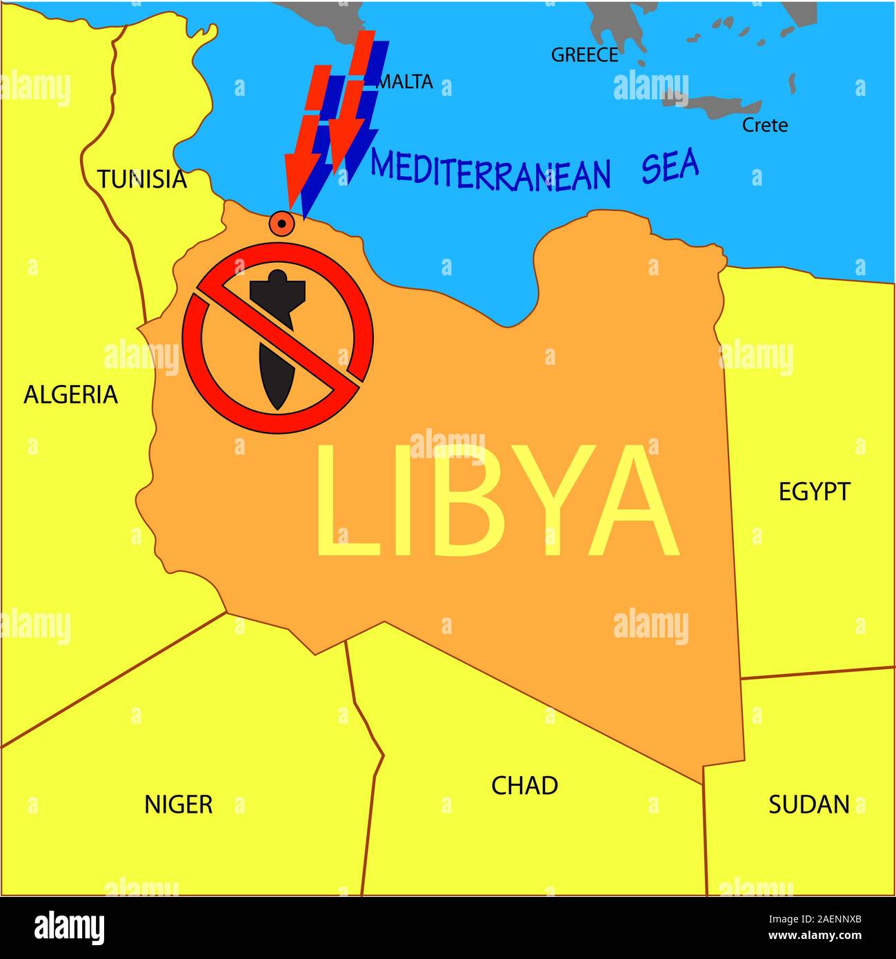 Stop military operations in Libya Stock Vector Image & Art - Alamy