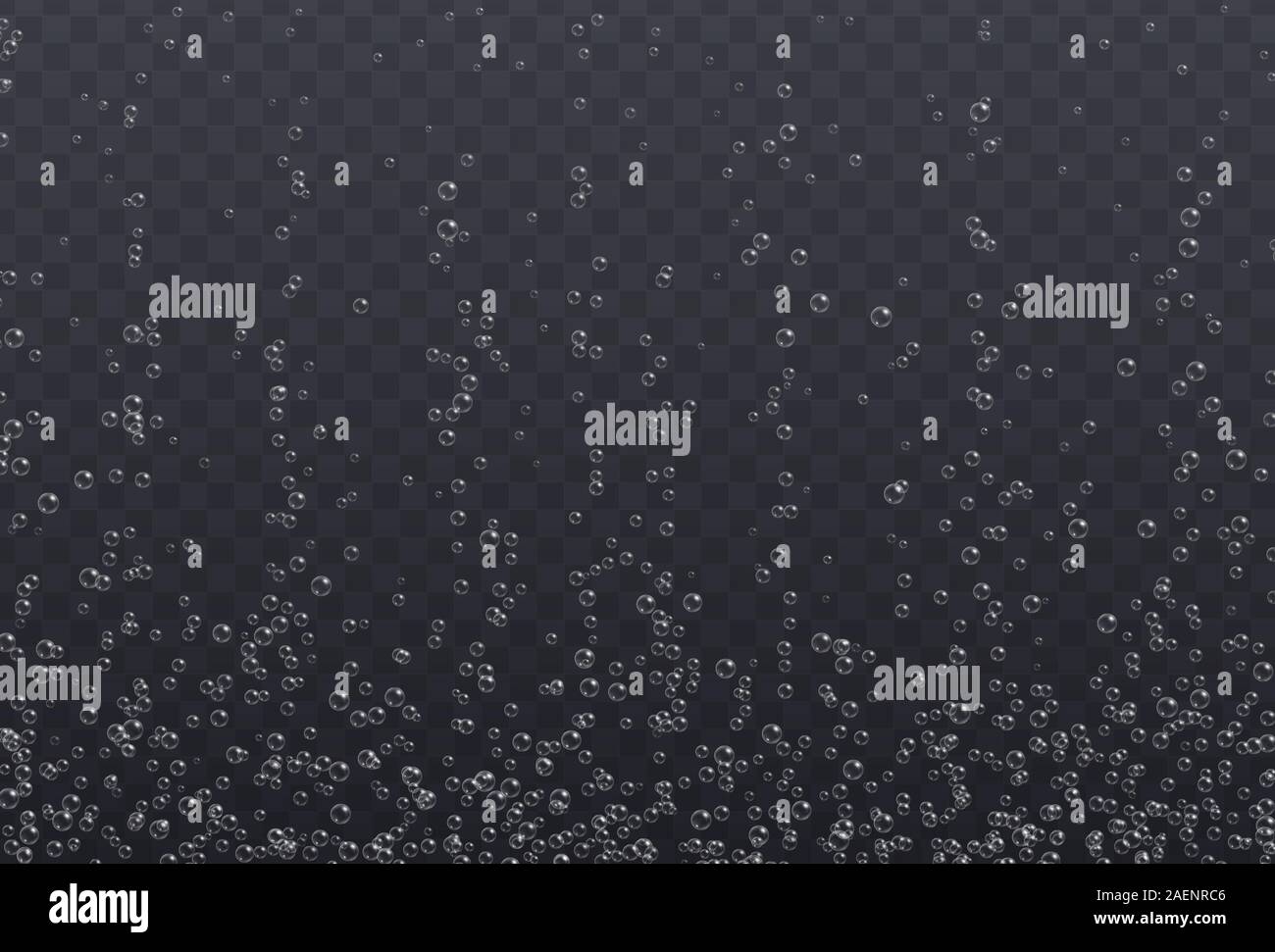 Underwater fizzing bubbles texture isolated on transparent background Stock Vector Image & Art ...