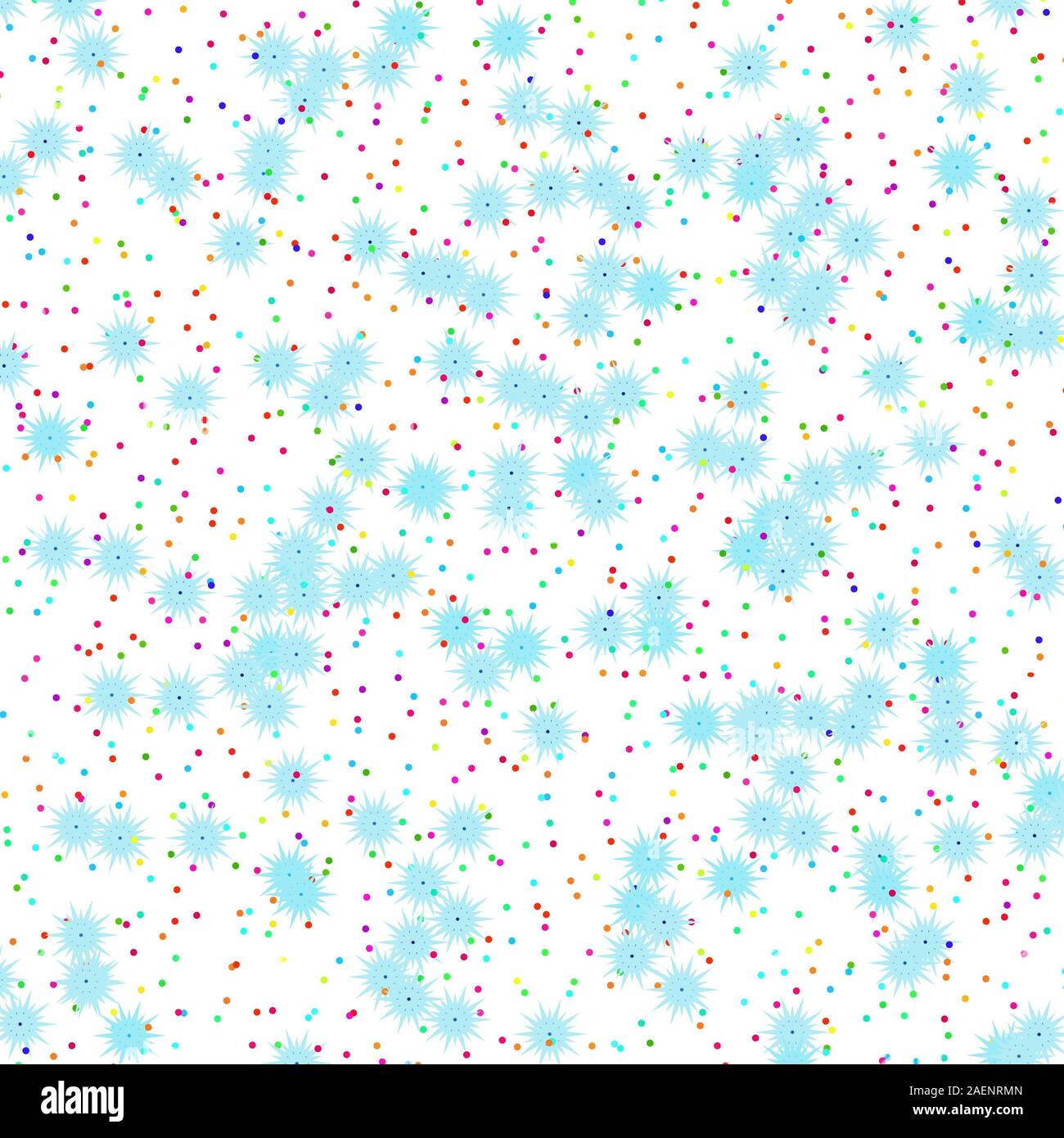 Colorful confetti and snowflake Stock Photo - Alamy