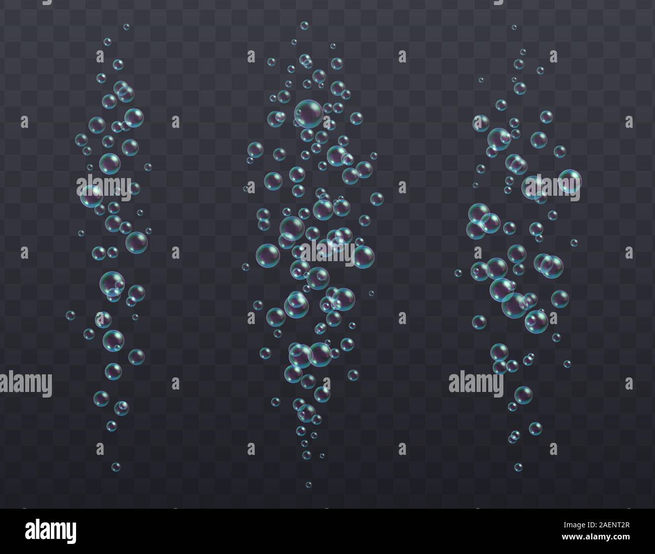 Underwater fizzing bubbles texture isolated on transparent background Stock Vector Image & Art ...